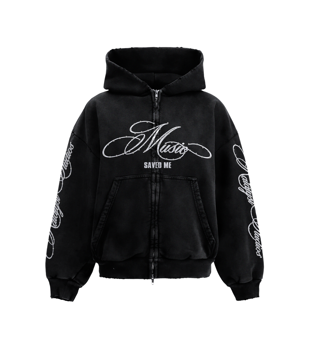 MUSIC SAVED ME ZIP UP – Katalyst Studios