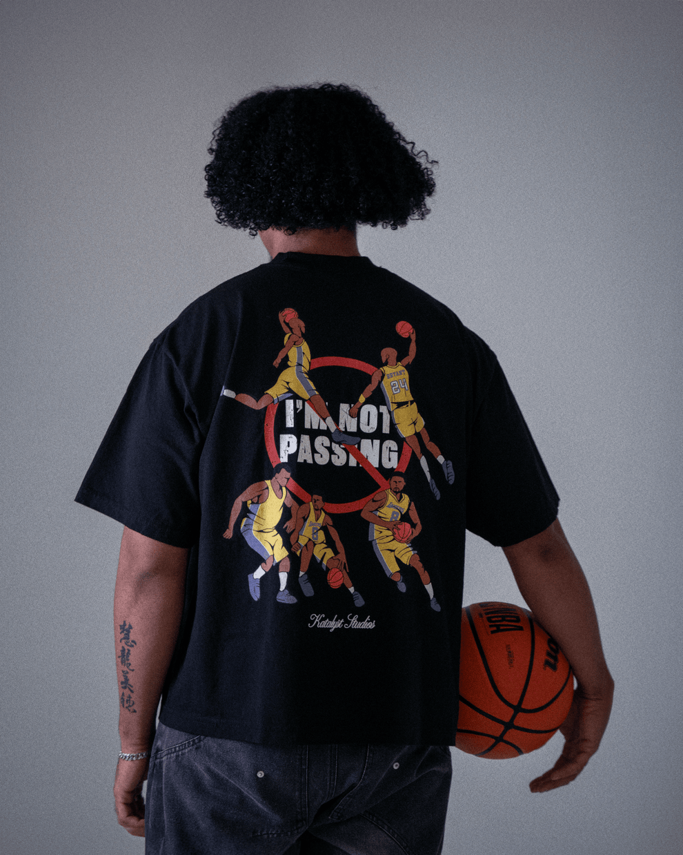 BALLHOG SUMMER TEE (BLACK) – Katalyst Studios